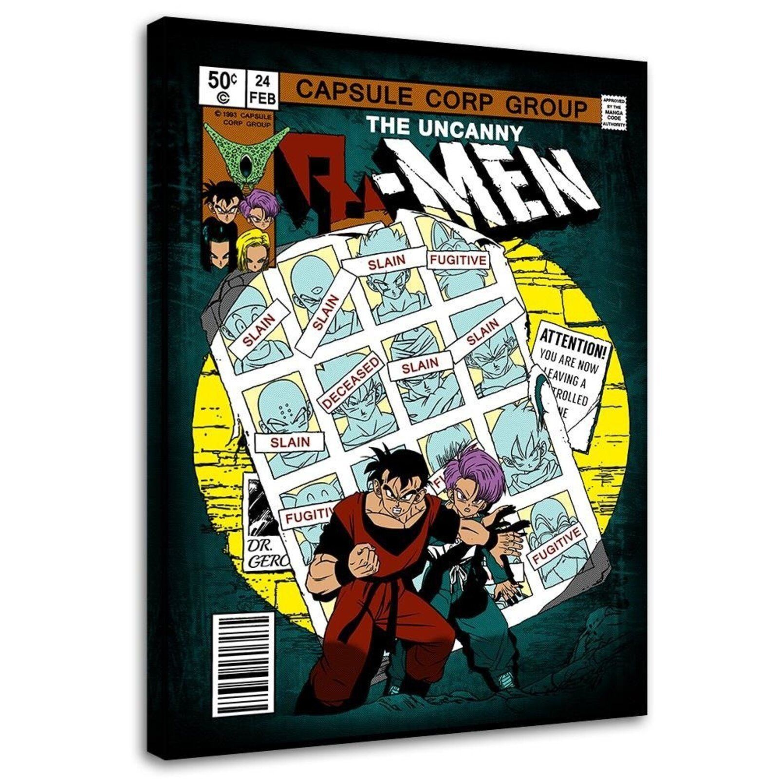 Tableau Dragon Ball The Uncanny Z Men 50 X 70 Cm Leroy Merlin