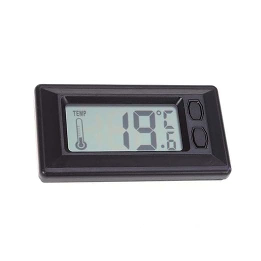 Mini thermomètre numérique pour voiture Noir | Leroy Merlin