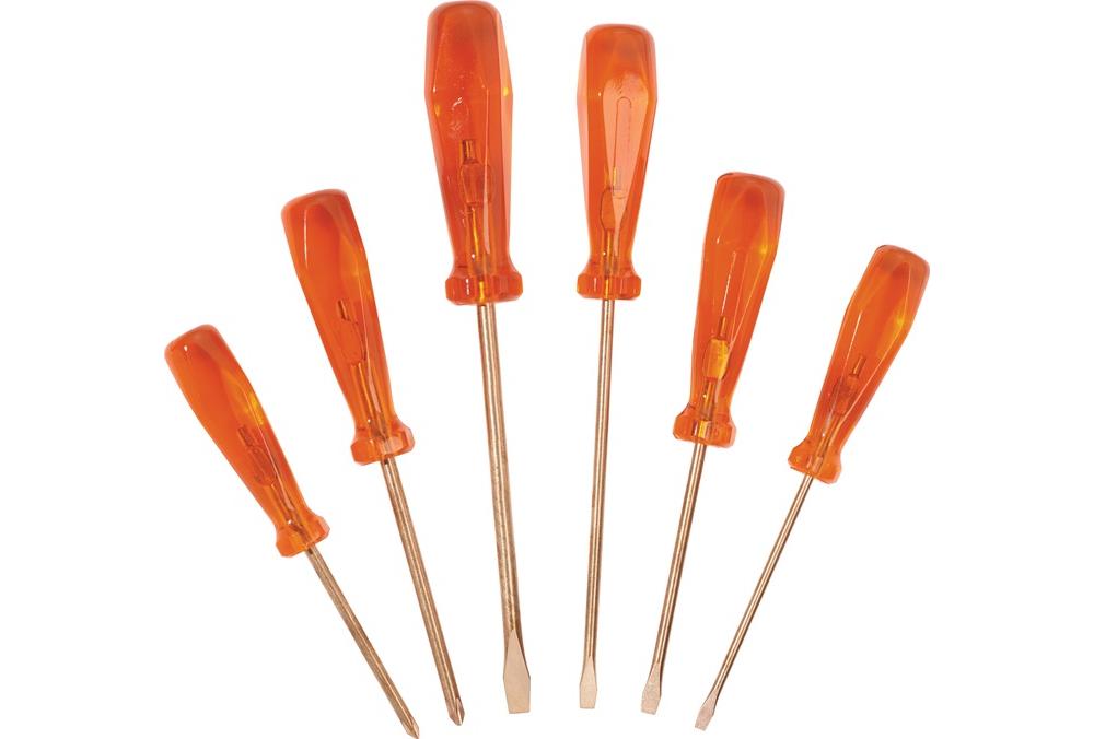 ENDRES TOOLS Jeu de tournevis 6 pièces fente/PH sans étincelles | Leroy ...
