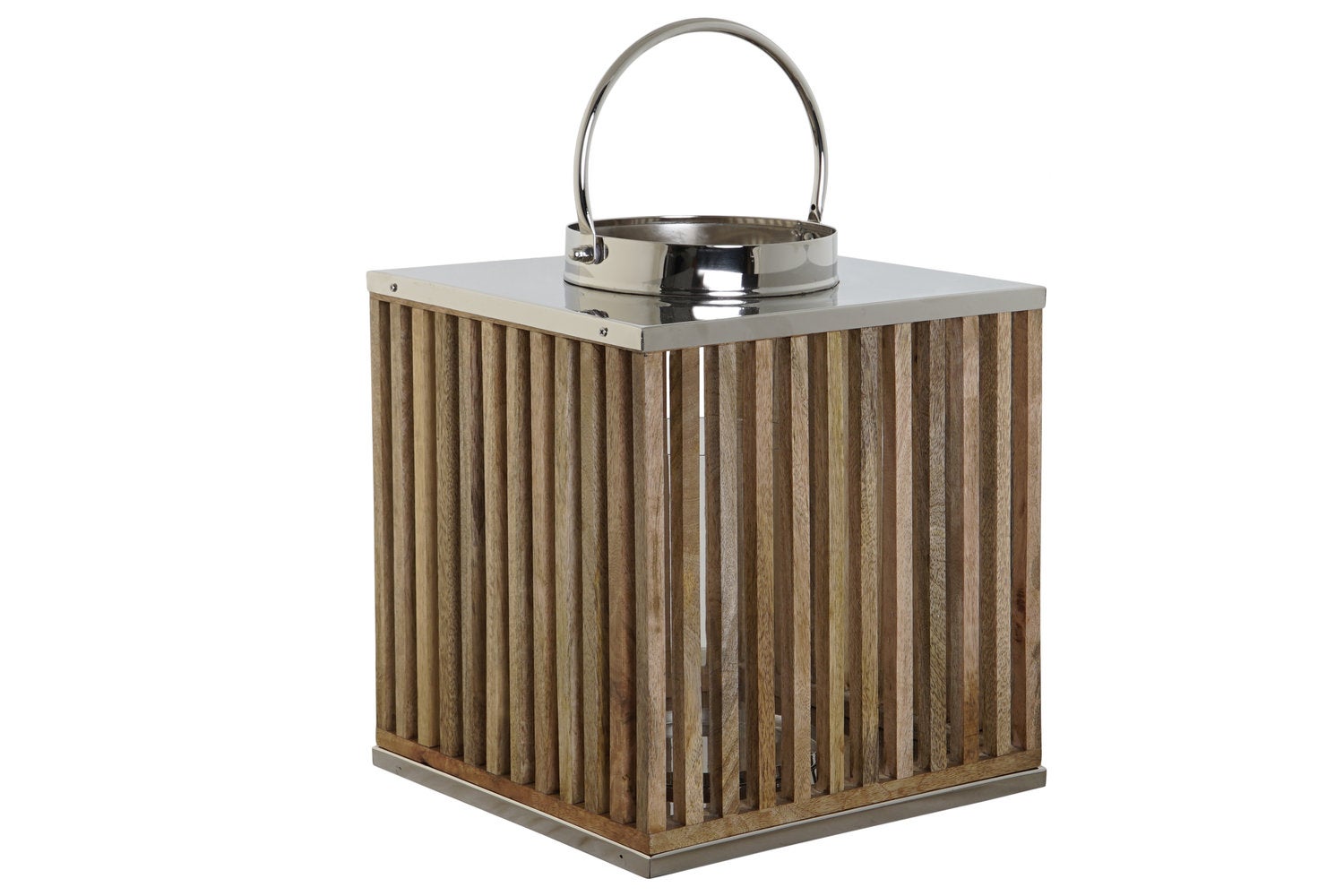 Bougeoir Poignée Cristal 31x31x35 Marron Naturel | Leroy Merlin