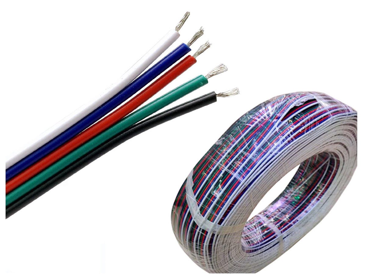 100 metri cavo filo elettrico piattina penta polare 5x0.25 mmq cavo dé ...