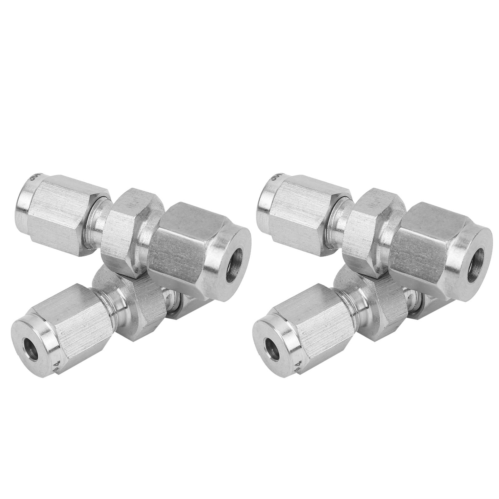 Adaptateur de convertisseur à double virole en acier inoxydable pour raccord de tube de ...