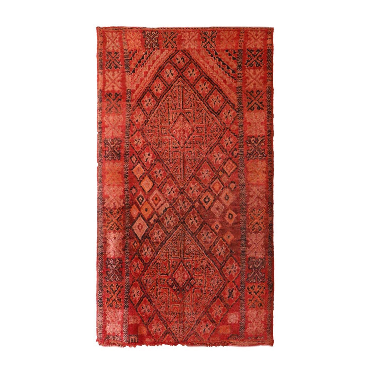 Tapis Berbere marocain pure laine 159 x 290 cm 159 x 290 cm | Leroy Merlin