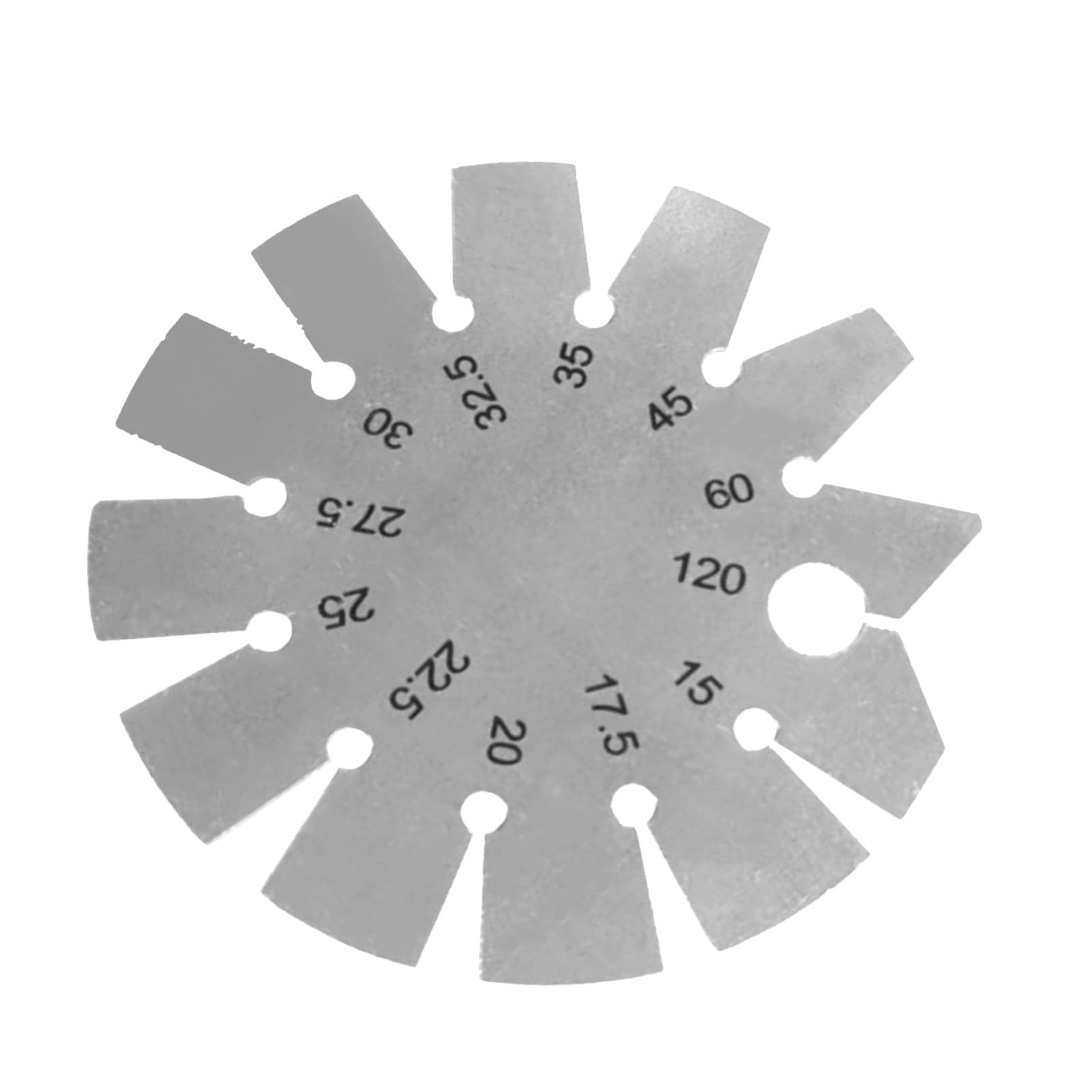 Plantilla de calibre de ángulo de acero inoxidable, calibre de bisel de ...
