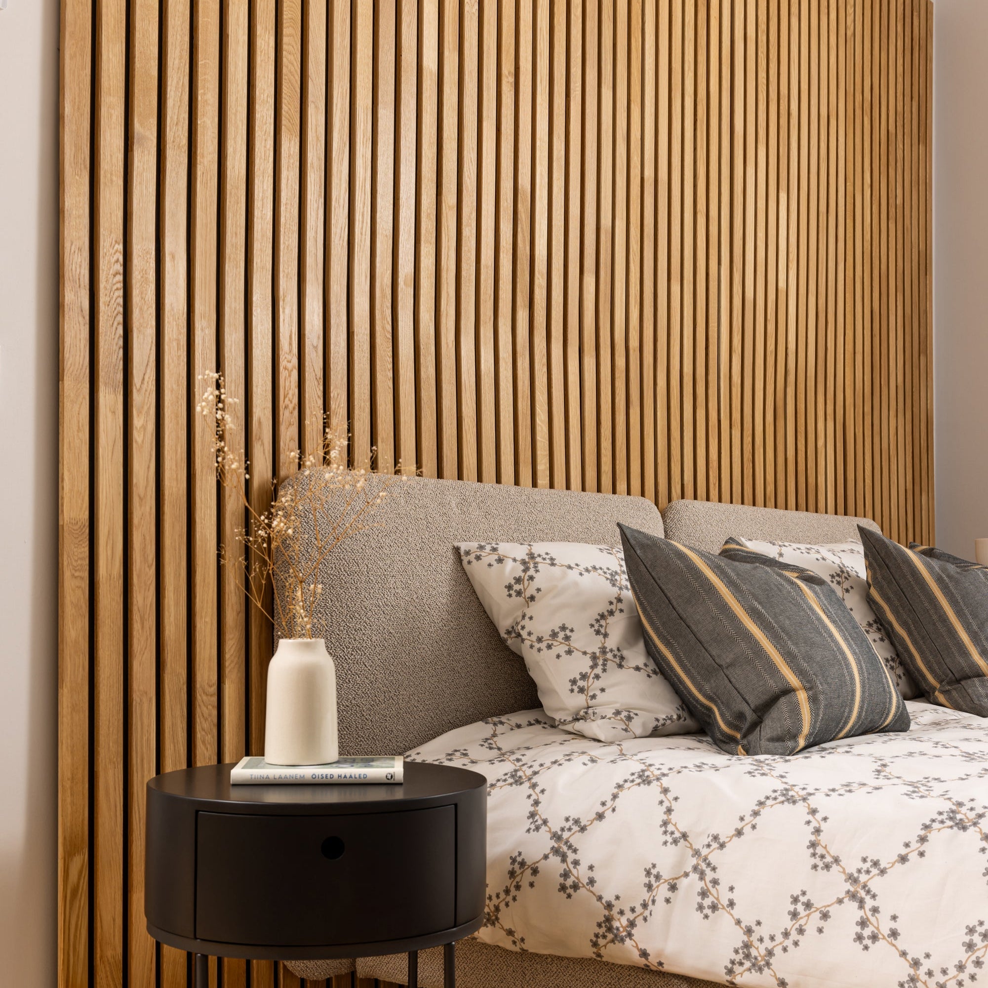 Panneau Tasseau Acoustique en Bois - Chêne Naturel - 2400x385mm ...