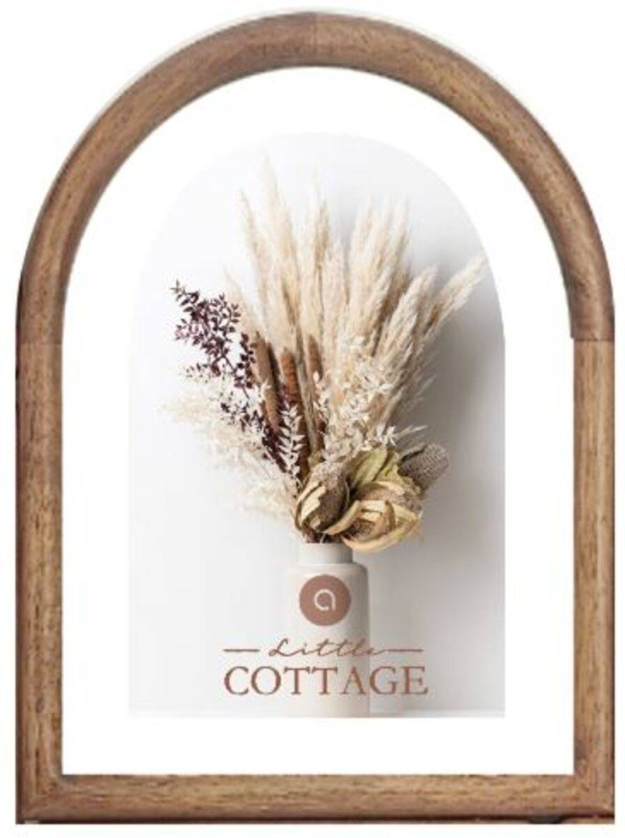 Atmosphera - Marco de fotos de madera felisa hévéa 13x18cm | Leroy Merlin