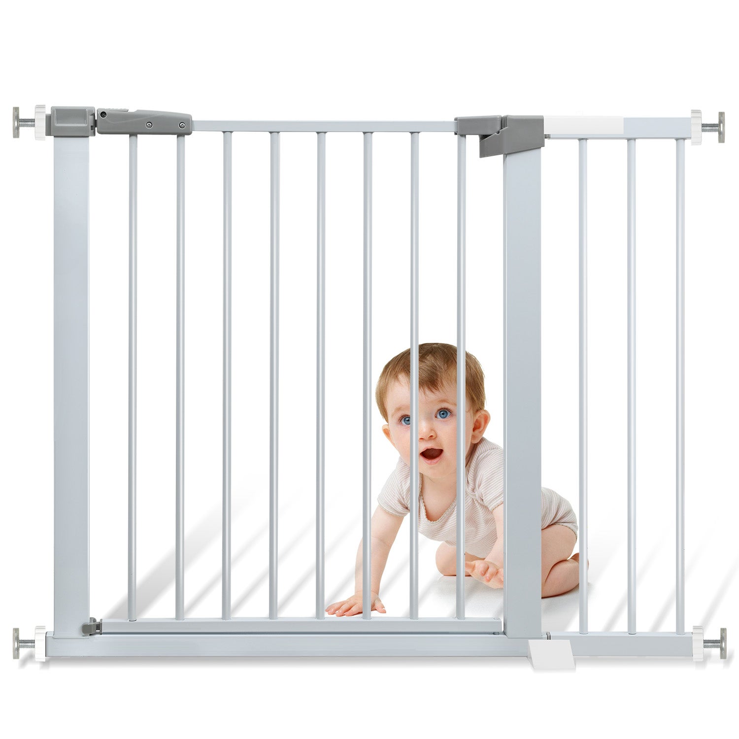 Barrière de sécurité 97-104cm enfant Sans Perçage Barrière à Pression ...