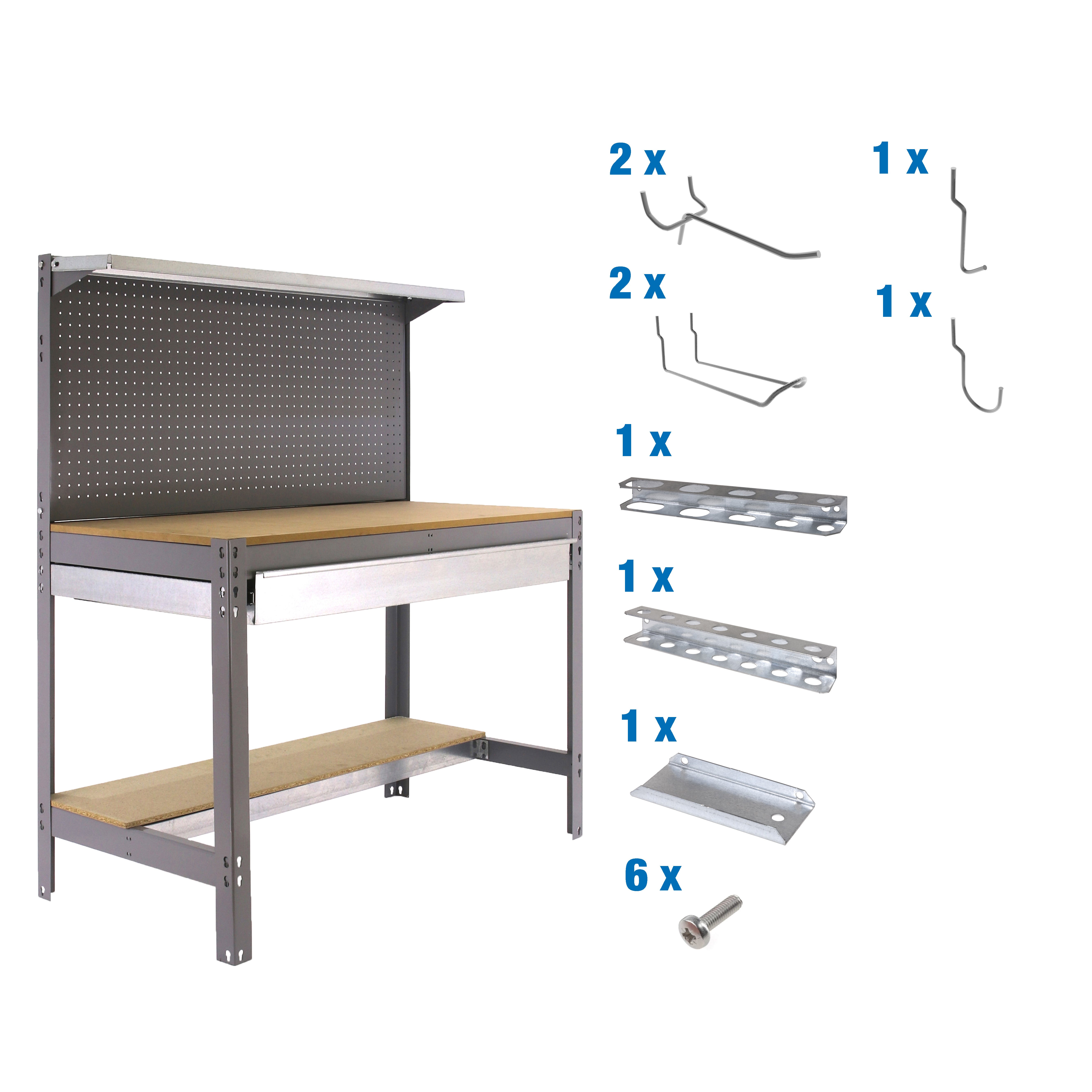 PACK SIMONWORK BT3 BOX 1500 BLEU/MAD+ 9ACCS | Leroy Merlin
