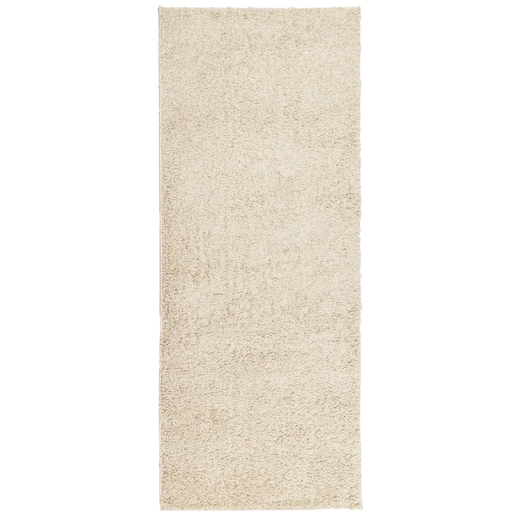 Tapis Salon | Tapis Chambre | Tapis shaggy à poils longs moderne doré ...
