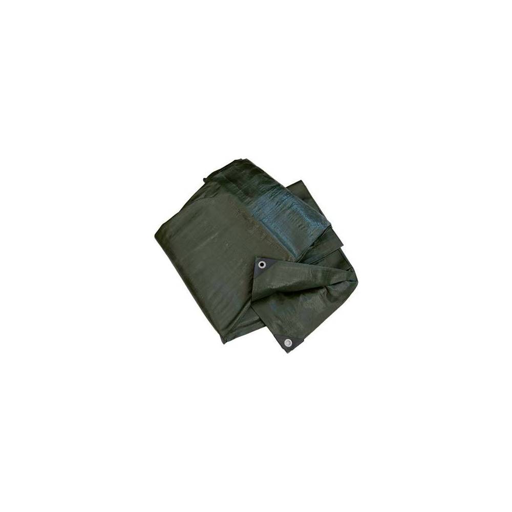 LONA PESADA CON OJALES DE PE VERDE MANO GR/MQ 180 MT 4X4 | Leroy Merlin