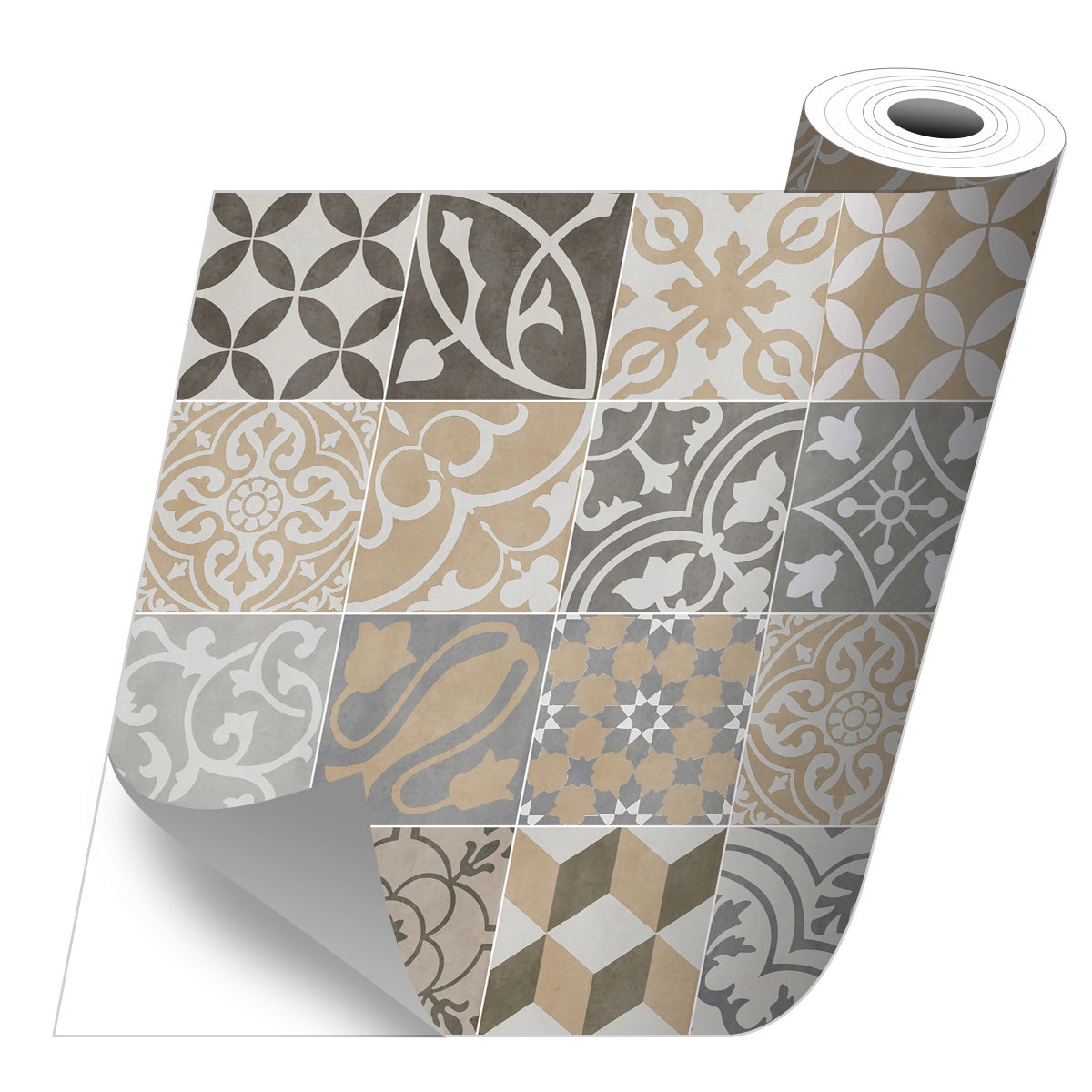 Rollo sticker Antique sepia 50x100 cm | Leroy Merlin