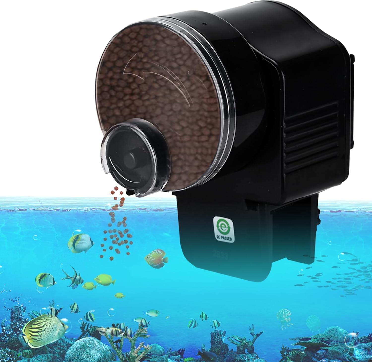 Distributeur automatique de nourriture pour poissons d'aquarium ...
