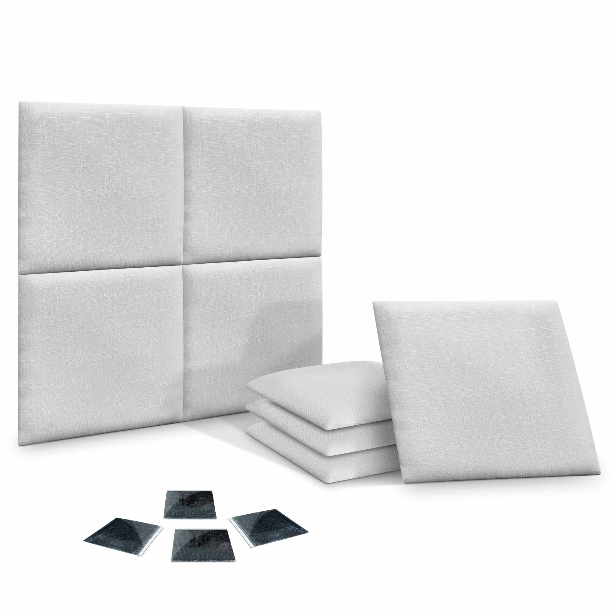 DHOME Juego de 8 Paneles Tapizados de Lino Pack Autoadhesivos para ...