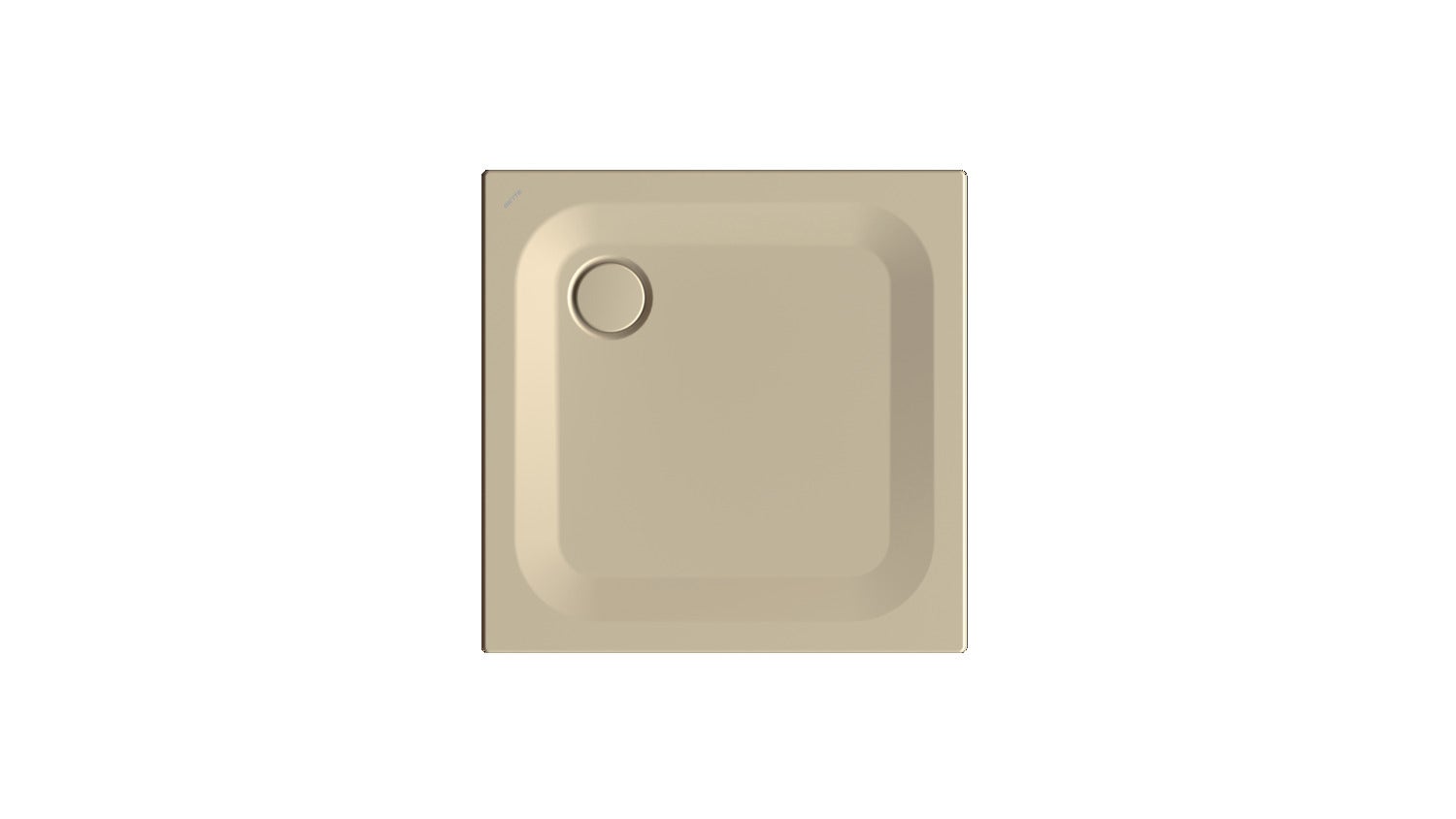 Plato de ducha rectangular BetteUltra 800x800x25mm, con Glaze Plus ...