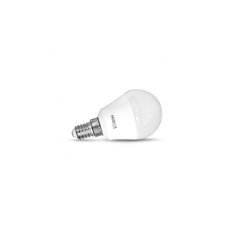 Bombilla LED regulable E14 6W 490lm G45 - Blanco cálido 3000K | Leroy ...