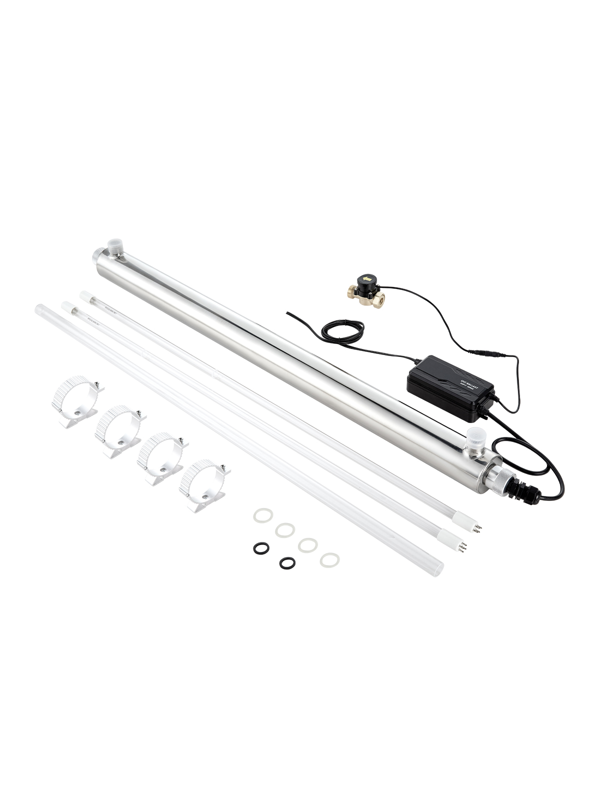 Purificador de Agua UV VEVOR 55W 45,4 L/min,Filtro Ultravioleta Acero Inoxidable,Filtración para ...