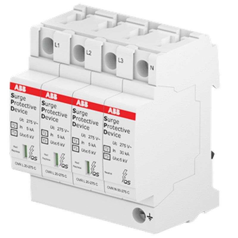 Parafoudre ABB OVR T2+3 3P+N IMAX 20KA | Bricoman