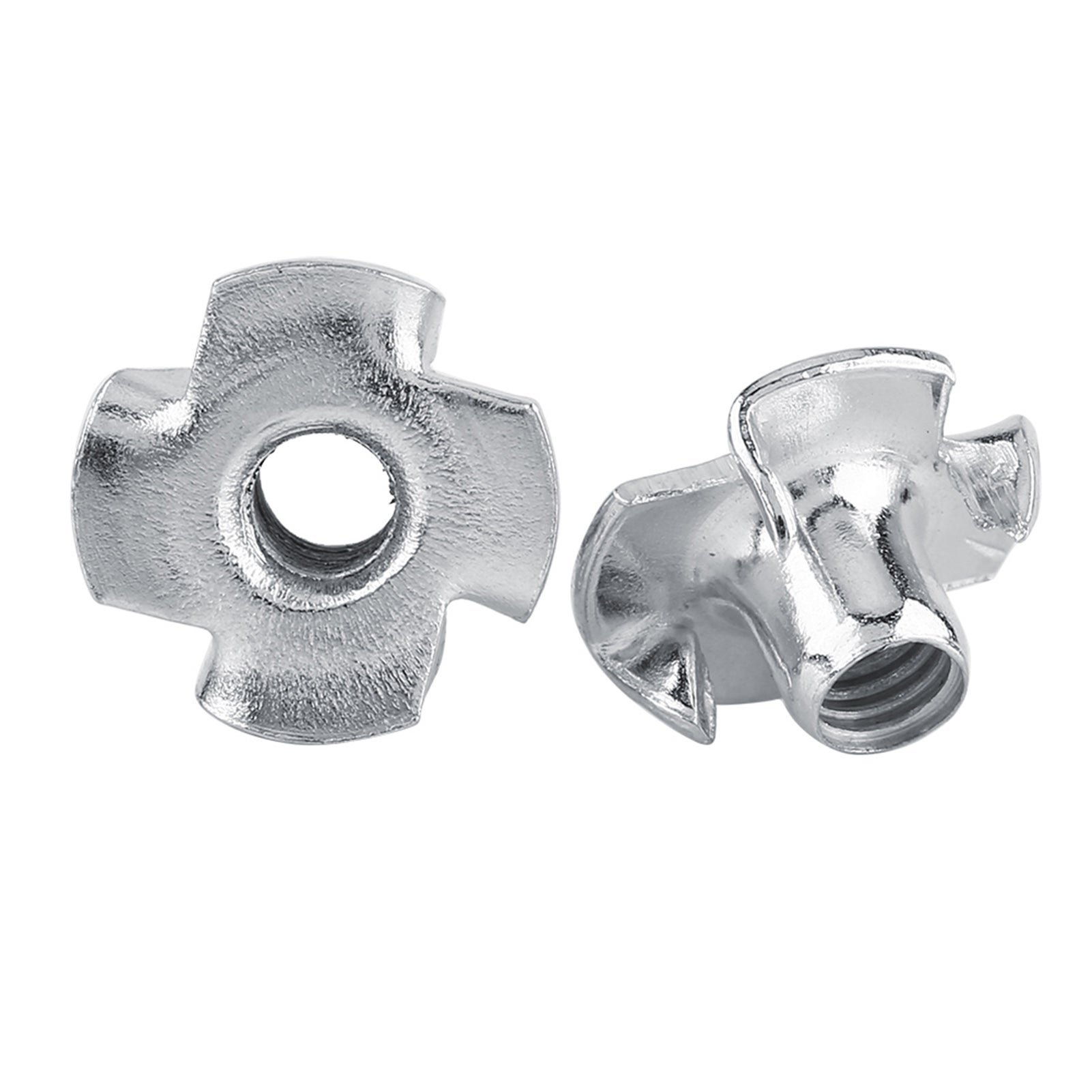 Écrou en T en acier au carbone Écrous en T à quatre dents Fixation de ...