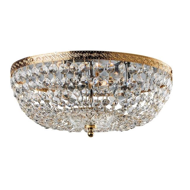 Rossini 2006-40 plafoniera 3 luci con strass | Leroy Merlin