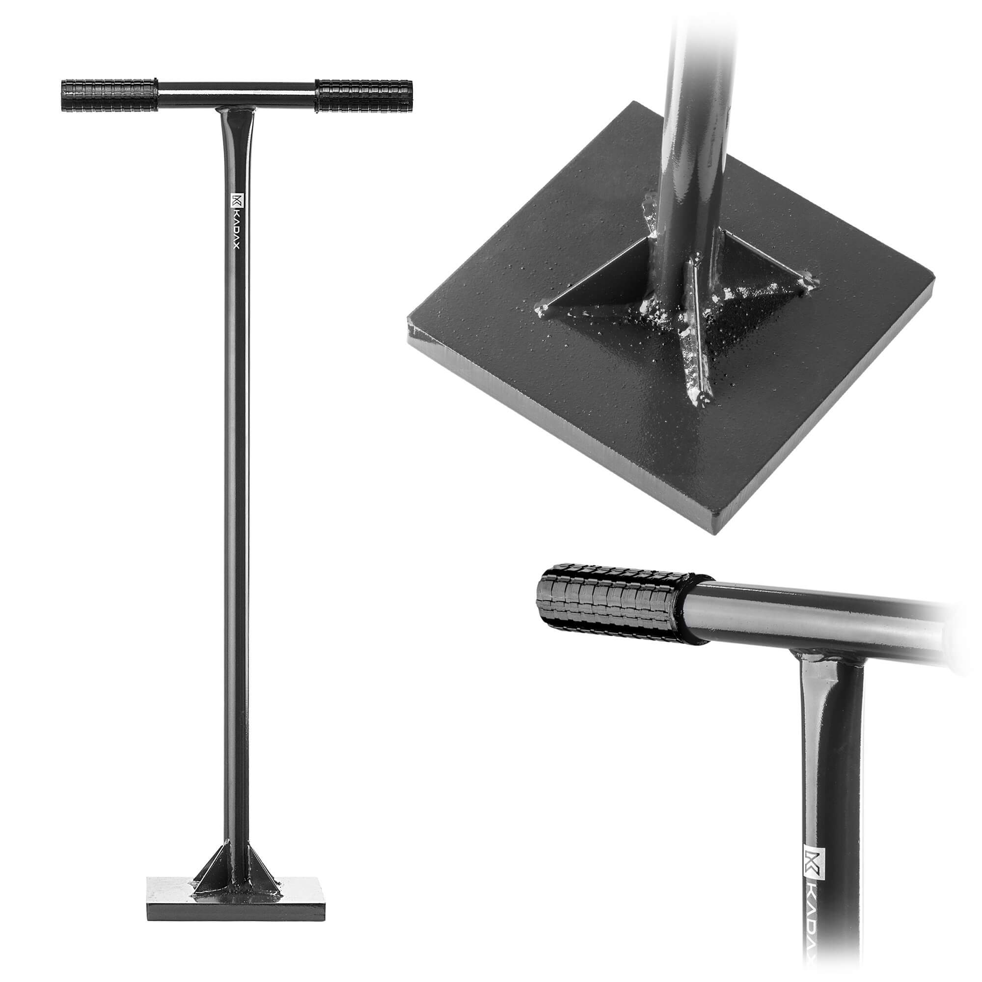 KADAX Pilon à béton, 8 kg, pilon de terre avec plaque large, pilon pour ...