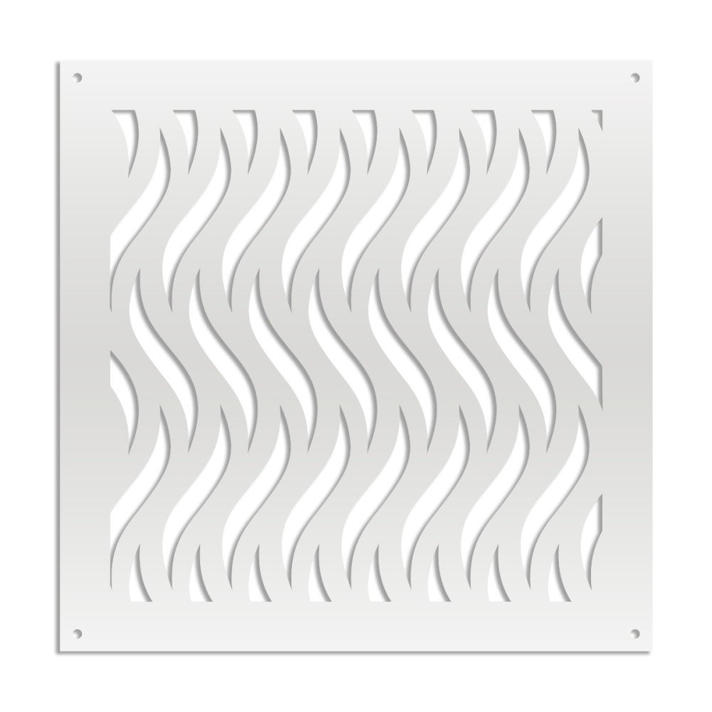 VERTICALWAVES - Pannello In PVC Traforato - Parasole - misura 98x98 cm ...