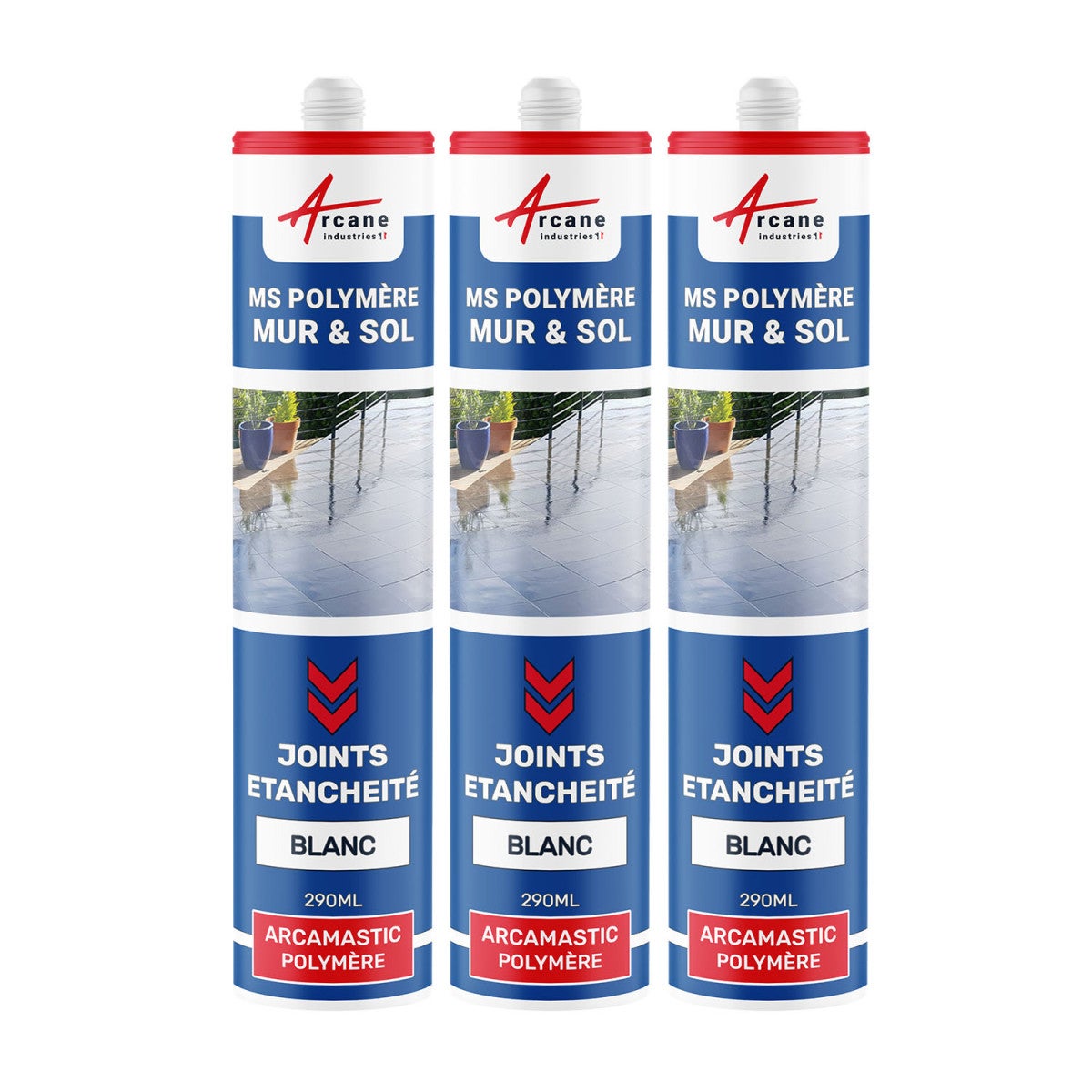 Mastic Colle MS Polymère, étanchéité des sols et murs : ARCAMASTIC ...