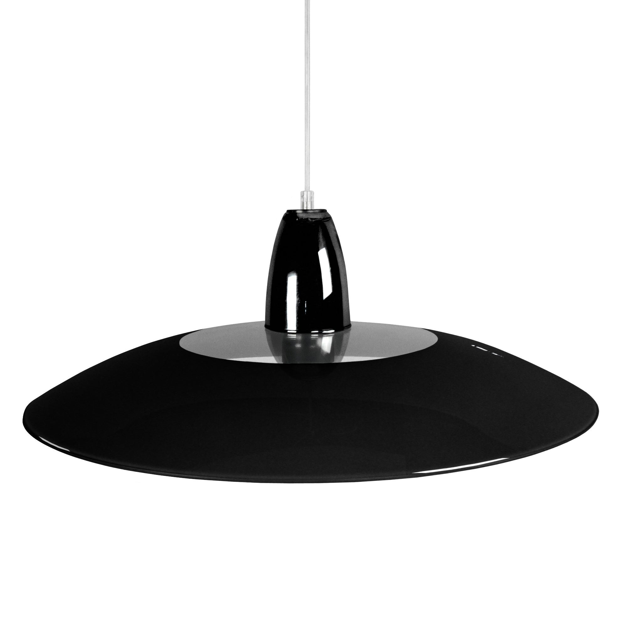 ASTRO - Suspension dôme verre noir | Leroy Merlin
