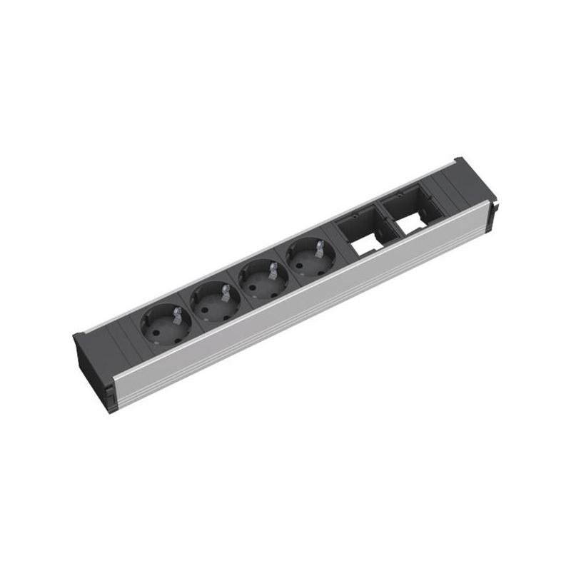 Bachmann coni modultrÄger 6-fach, 4x strom, 2x custom module ...