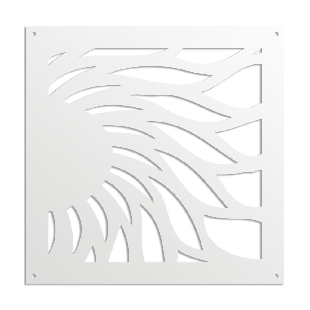 HOT SUN - Panneau PVC Perforé - Parasol - format 98x98 cm - épaisseur 1 ...