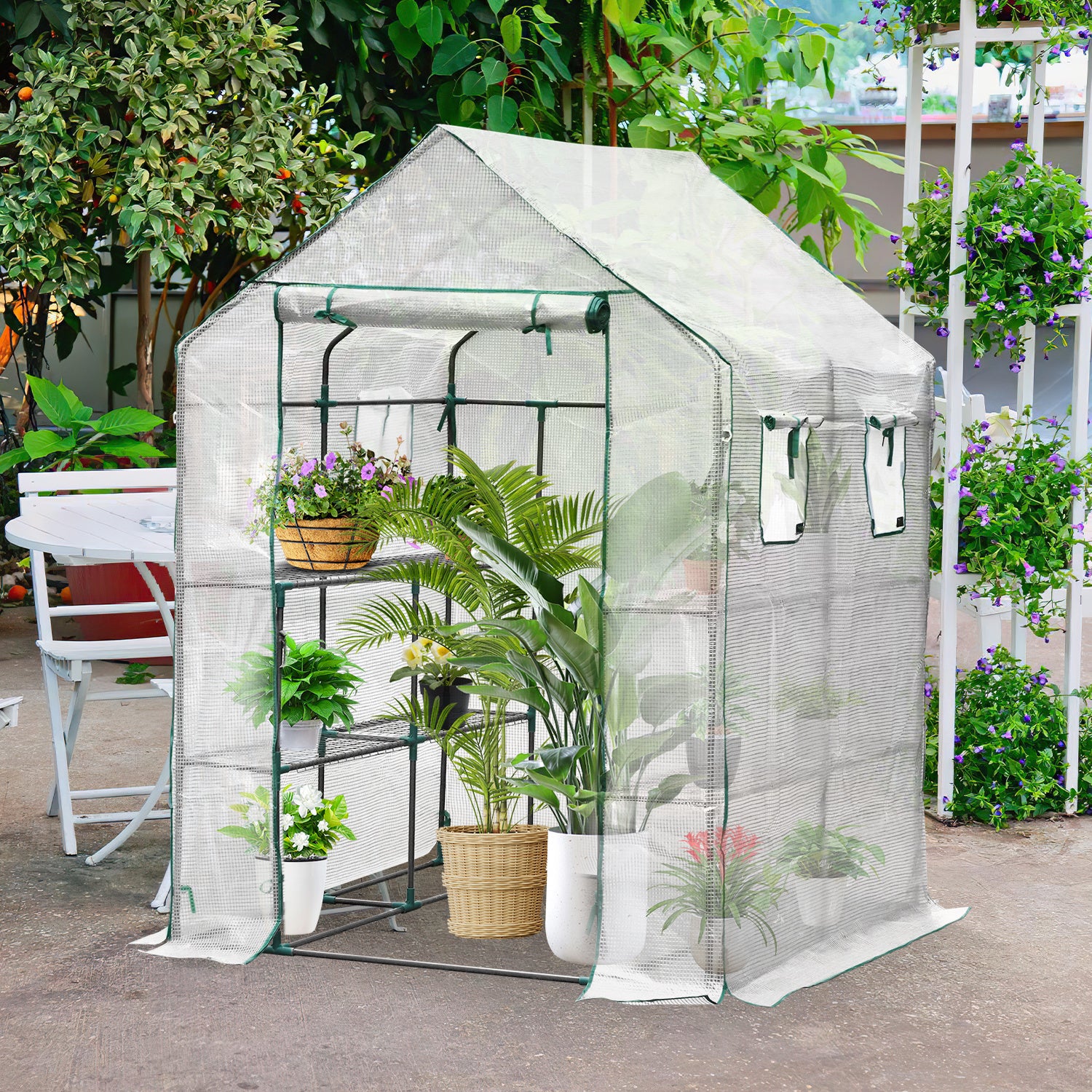 Invernadero de PE para balcón, jardín y terraza, para tomates con ...