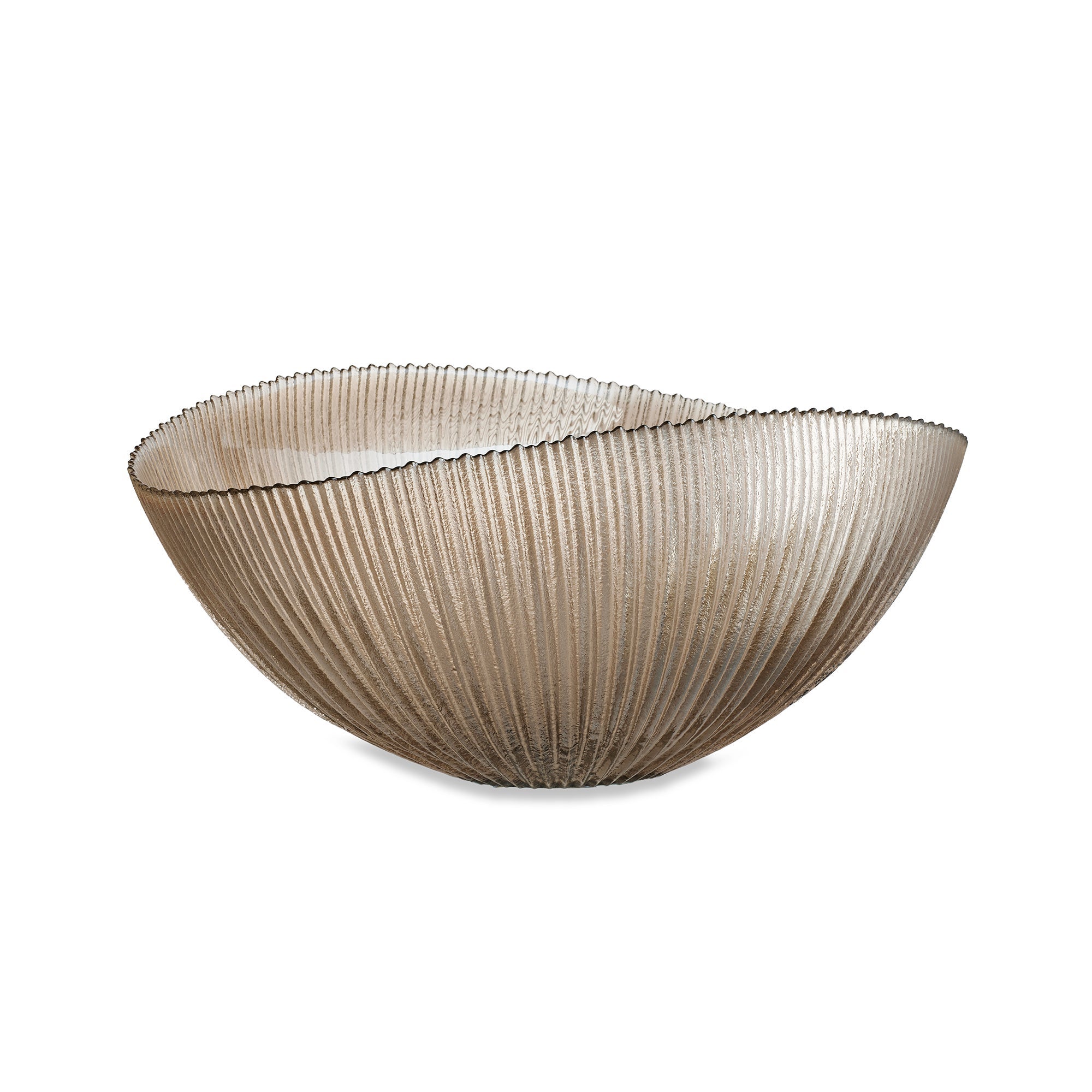 Centre de table PRISMATIC ARC en verre de Murano ambré 43 cm. | Leroy ...