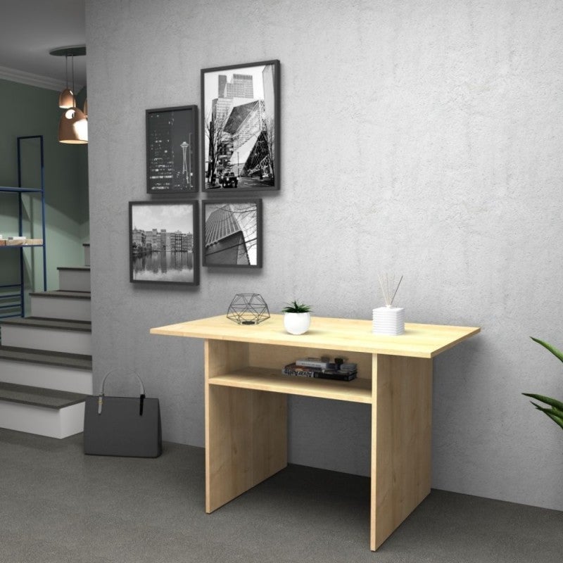 Table console pliante Chêne IKEBANA 120x40x h76 cm | Leroy Merlin