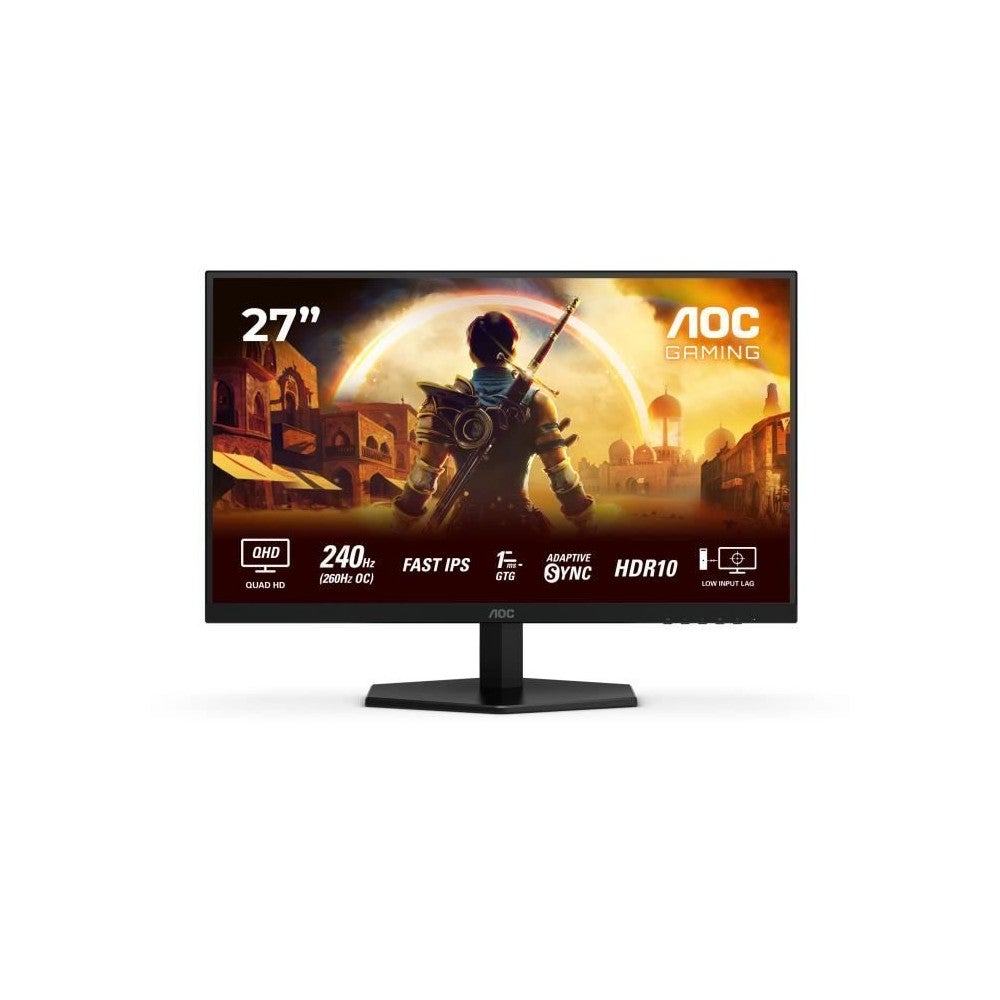 Ecran PC - AOC - Q27G42ZE - 27'' Fast IPS - 0,3ms - QHD 2560x1440 ...