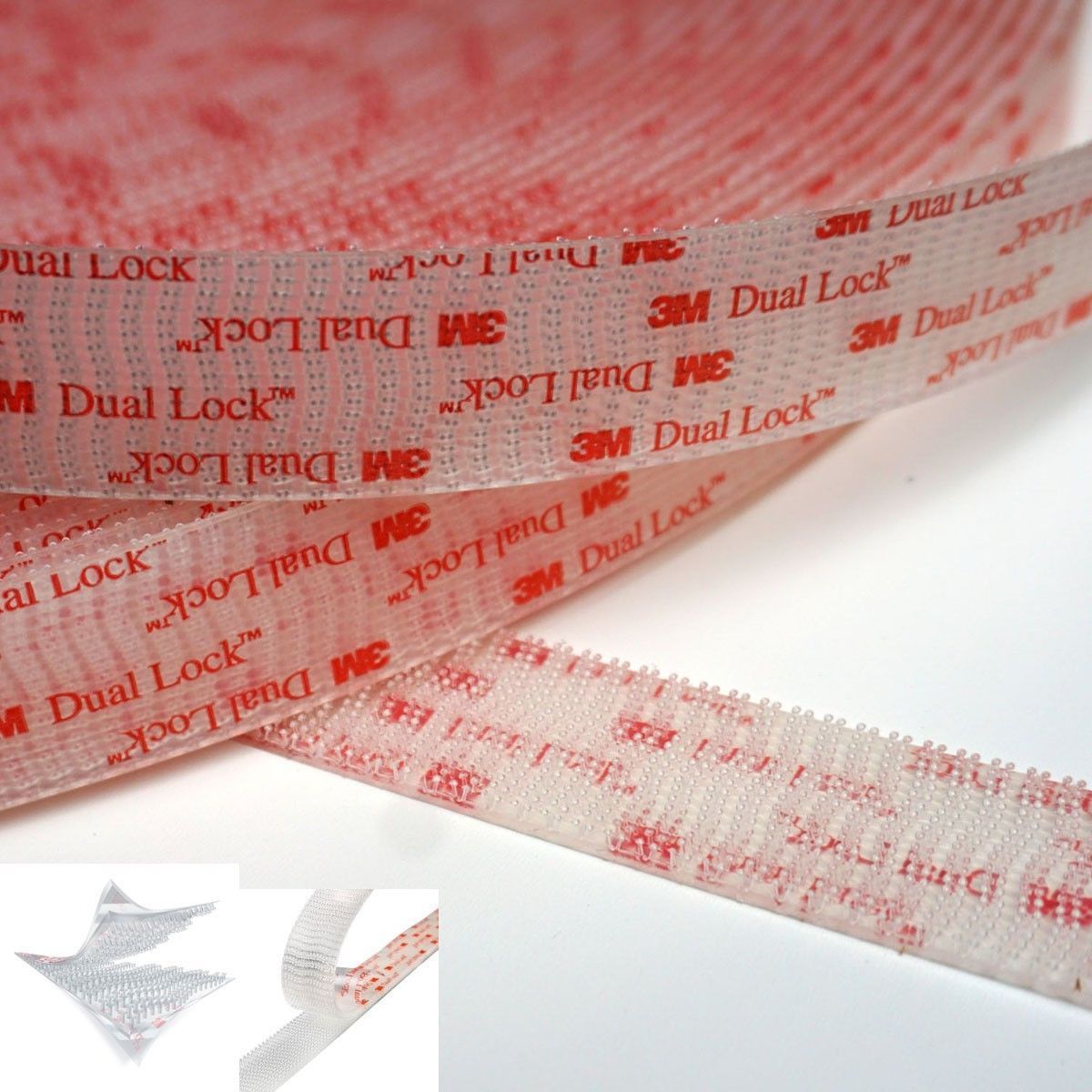 Velcro adhésif double verrouillage SJ3560 3M™ transparent 25mm | Leroy ...