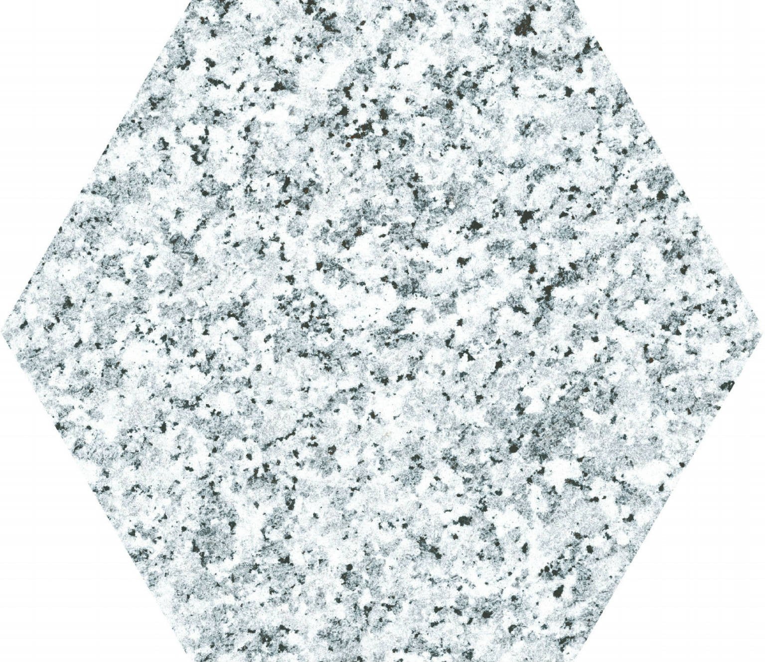 Carrelage hexagonal Harma gris granite 22x25 cm | Leroy Merlin