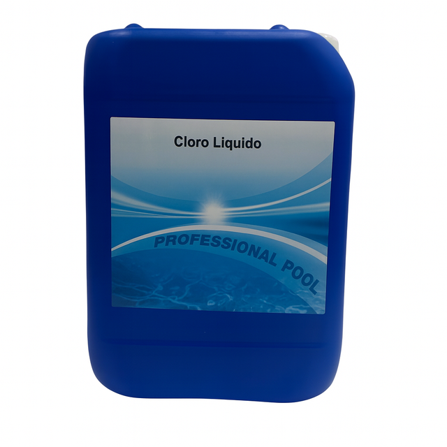 Cloro líquido: desinfecta agua y elimina bacterias eficazmente