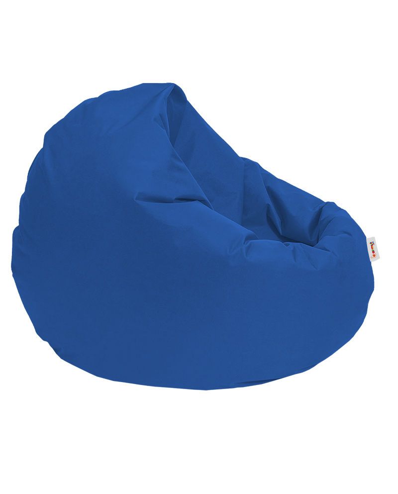 Coussin de sol / pouf Patris D100cm Tissu Bleu | Leroy Merlin