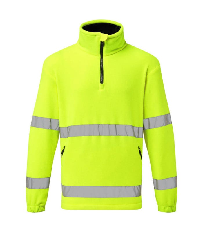 Abrigo De Alta Visibilidad Con Forro Polar Y Cintas Reflectantes Portwest F302 Leroy Merlin