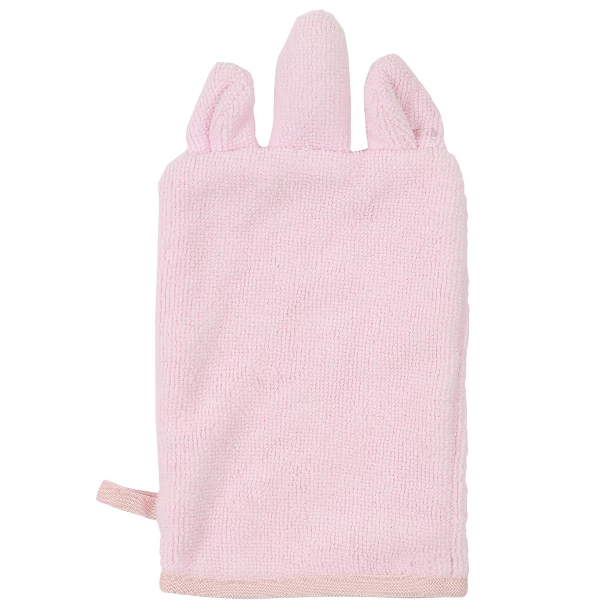 Lot de 2 gants de toilette 13x28 cm pur coton ANIMALETTO forme animal ...