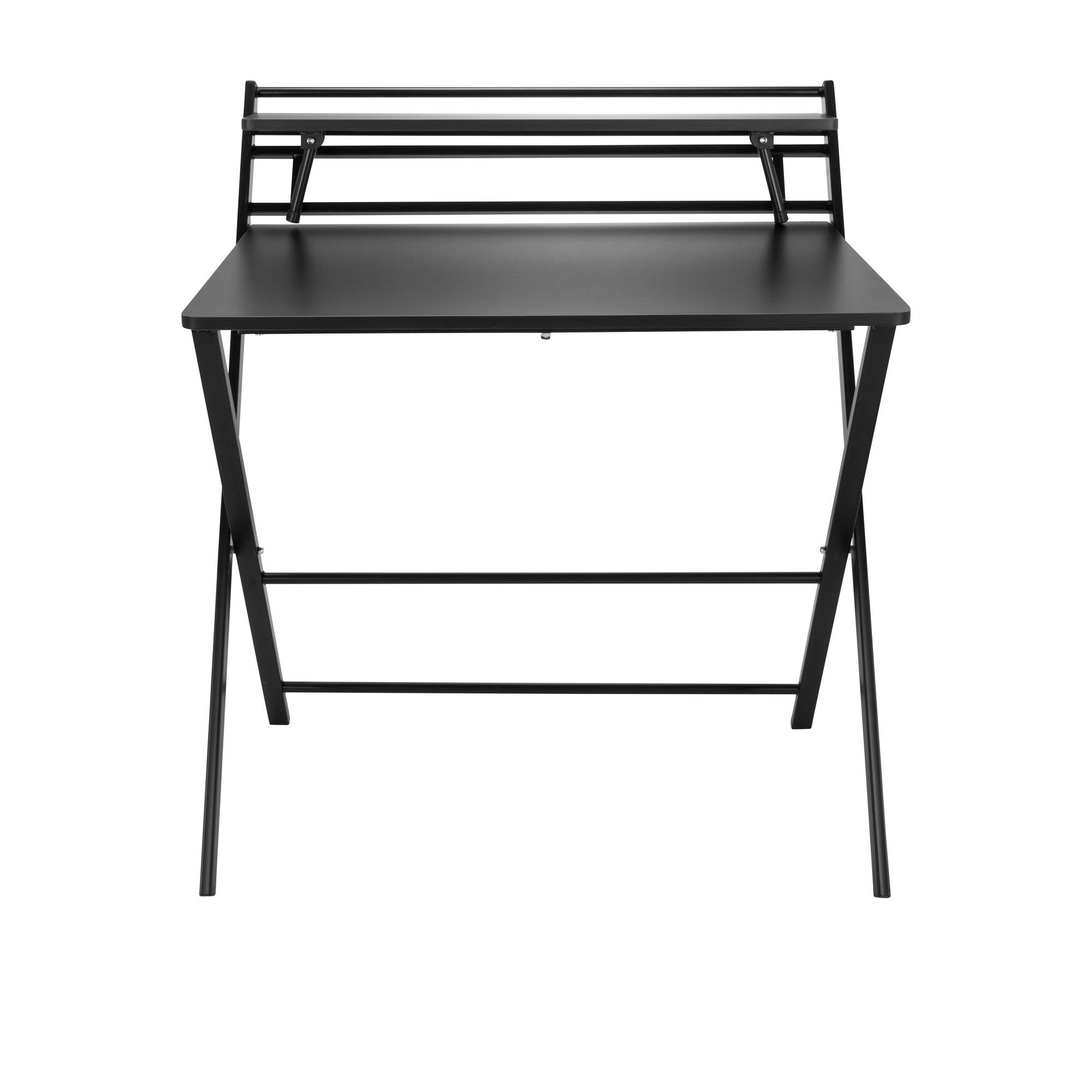 Bureau EASY CLAP 92 x 84 Noir / Noir hjh OFFICE | Leroy Merlin