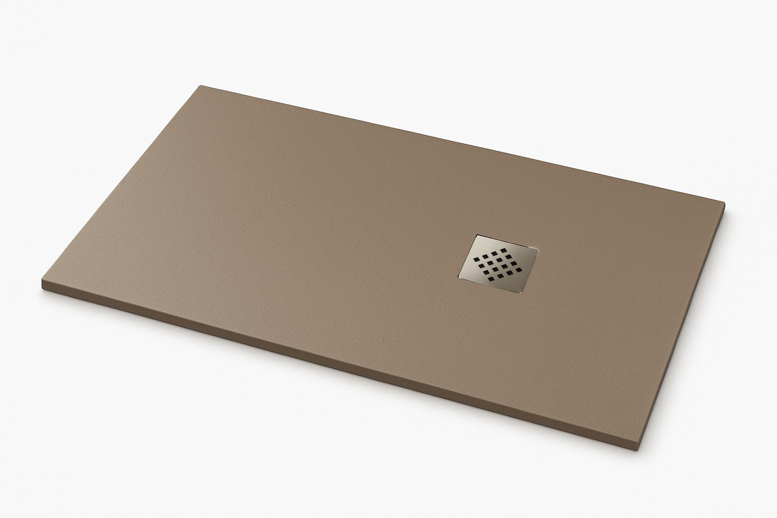 Plato de ducha Ardesia extraplano 100X120 cm color Moka RAL 1019 ...