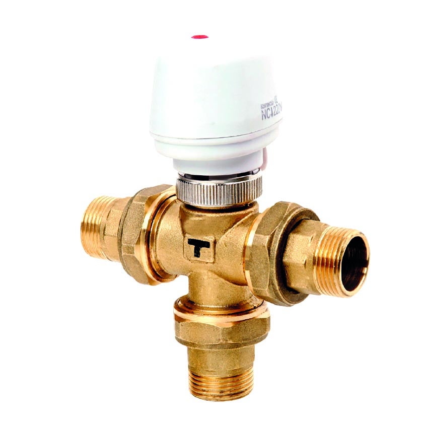 Válvula de zona de pistón con actuador de 3 vías de 3/4 | Leroy Merlin