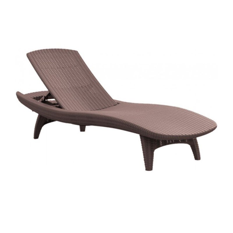 Allibert by Keter Pacific chaise Longue, 4 positions, 197 x 75 x 41 cm ...