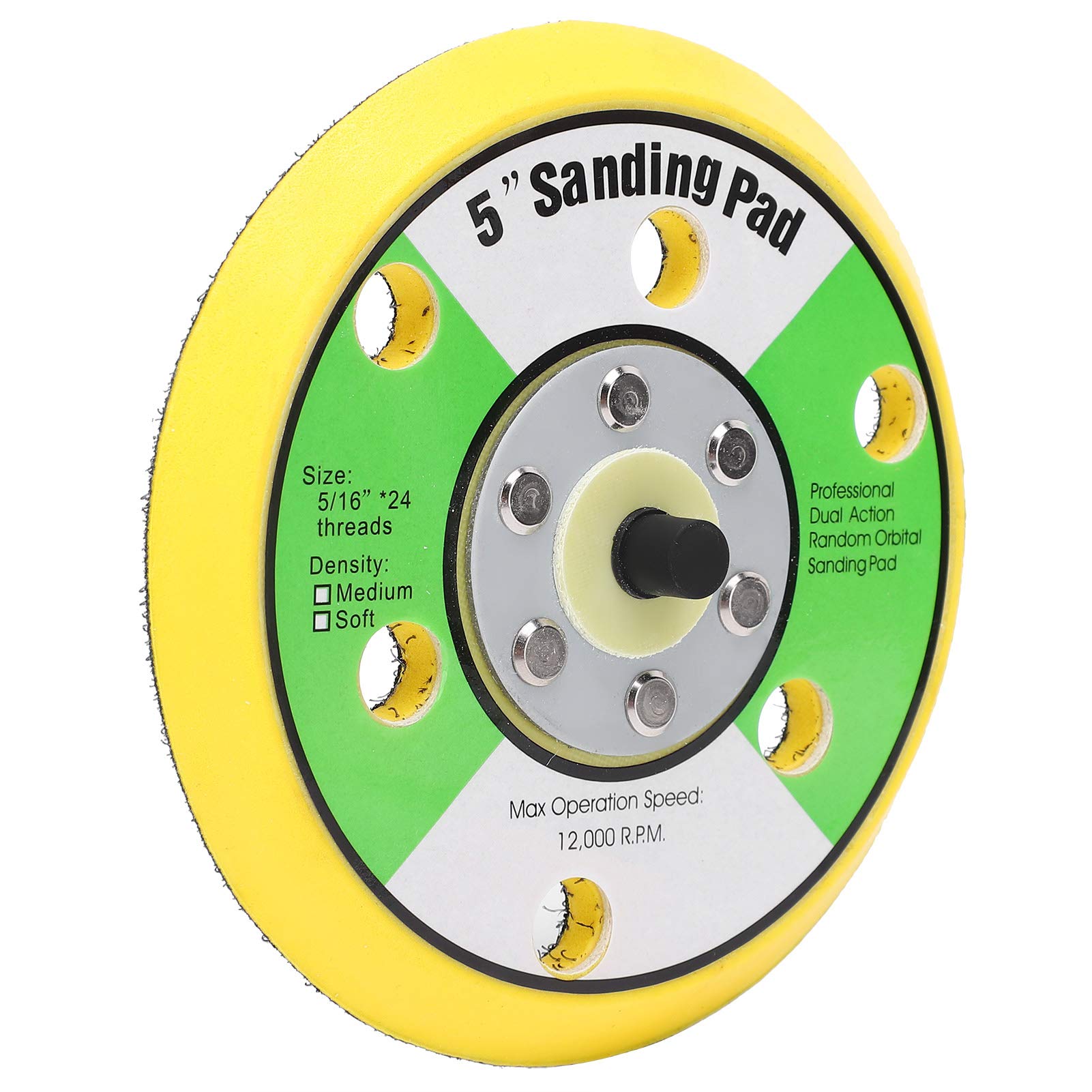 Support de ponceuse rond de 5 pouces, plaque de support de tampon de ...
