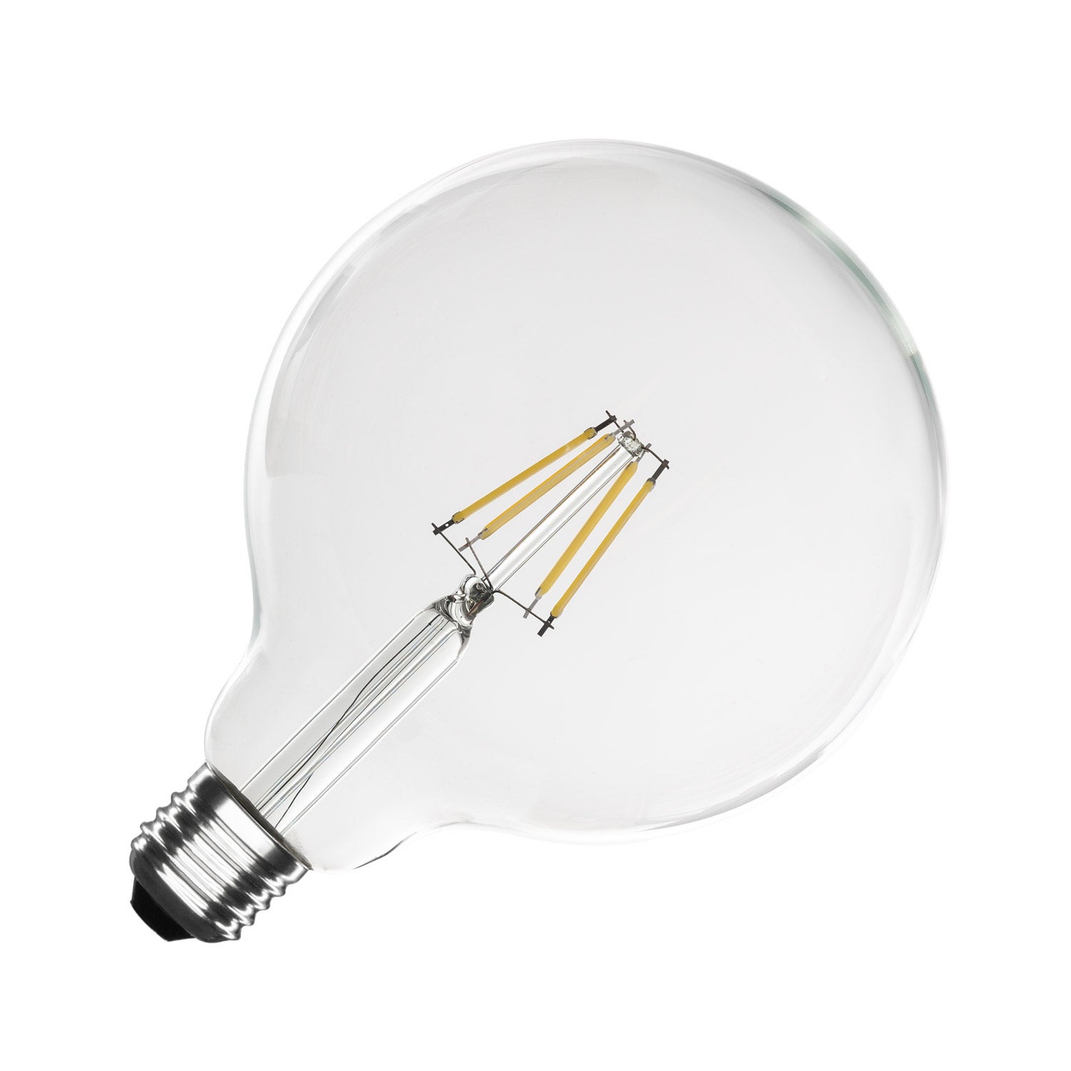 Ampoule LED Filament E27 6W 720 lm Dimmable G125 No Flicker 4000K Blanc neutre | Leroy Merlin