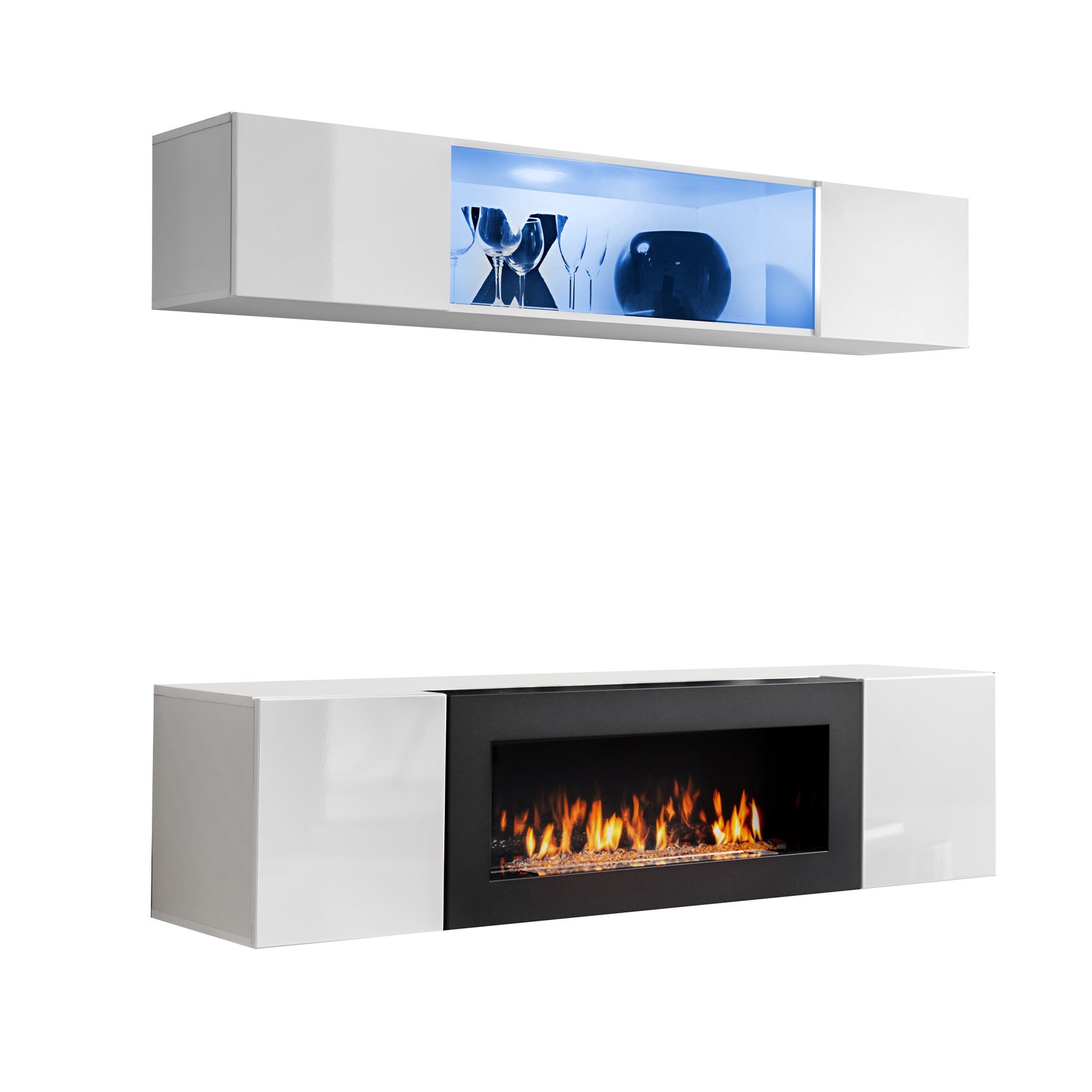 Ensemble de Meubles TV | Mur de Rangement | Meuble salon | Suspendu ...