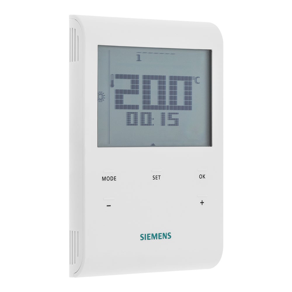 SIEMENS-Thermostat Digital tactile RDE100 | Leroy Merlin