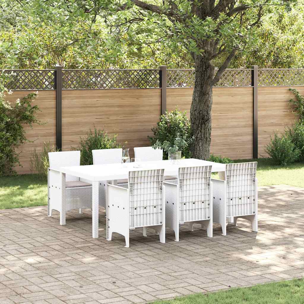 Conjunto de Comedor de Jardín 7 pcs Polipropileno | Leroy Merlin