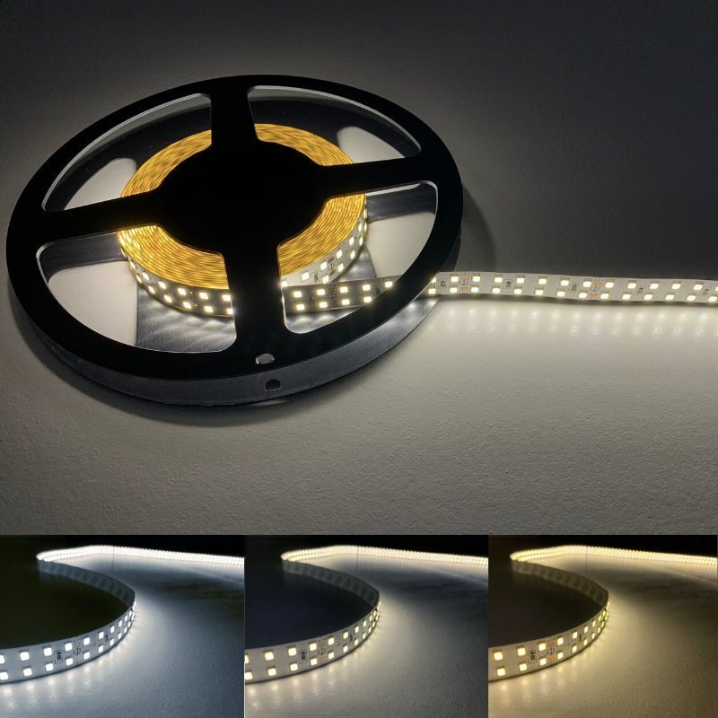Bandeau LED 24V 5M 2835 IP20 - Blanc Neutre 4000K - 5500K / 240 LED/m ...