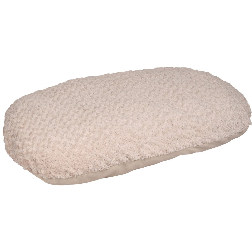 Flamingo -Coussin CUDDLY beige, ovale, polaire 110 x 70 x 12 cm pour ...